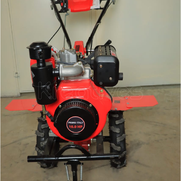 10HP Diesel Walking Tractor Tiller with Accessories HL Power Tiller ...
